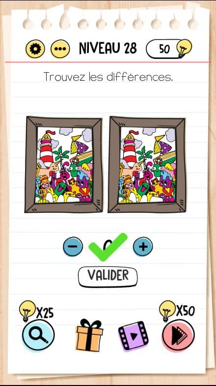 solution Brain Test Niveau 28 - android & iphone