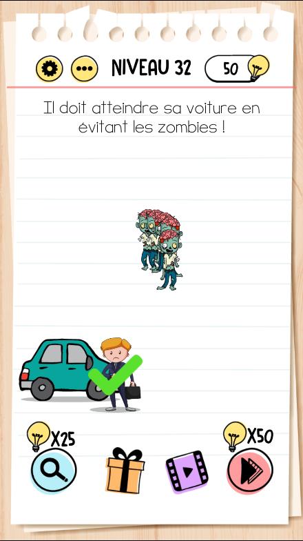 solution Brain Test Niveau 32 - android & iphone
