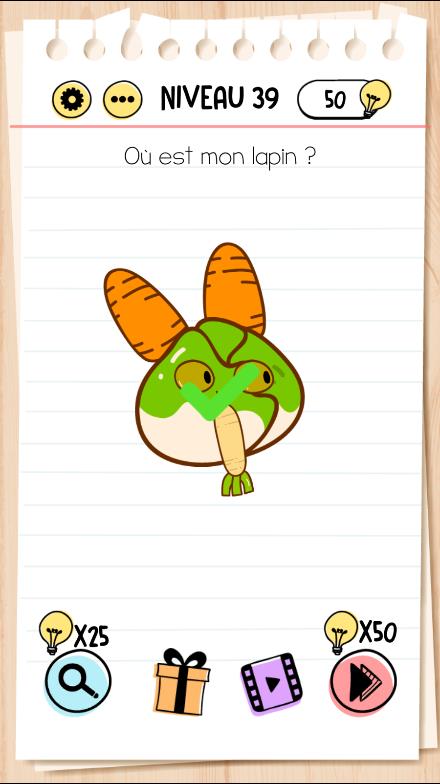 solution Brain Test Niveau 39 - android & iphone