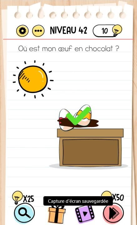 solution Brain Test Niveau 42 - android & iphone