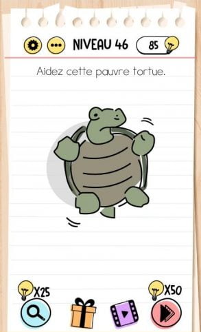 solution Brain Test Niveau 46 - android & iphone