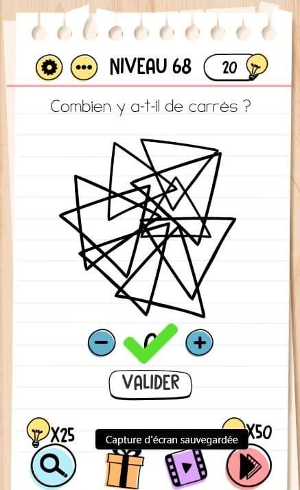 solution Brain Test niveau 68 - android & iphone