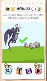 solution Brain Test niveau 257 - android & iphone