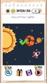 solution Brain Test niveau 258 - android & iphone