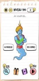 solution Brain Test niveau 199 - android & iphone