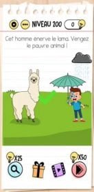 solution Brain Test Niveau 200 - android & iphone