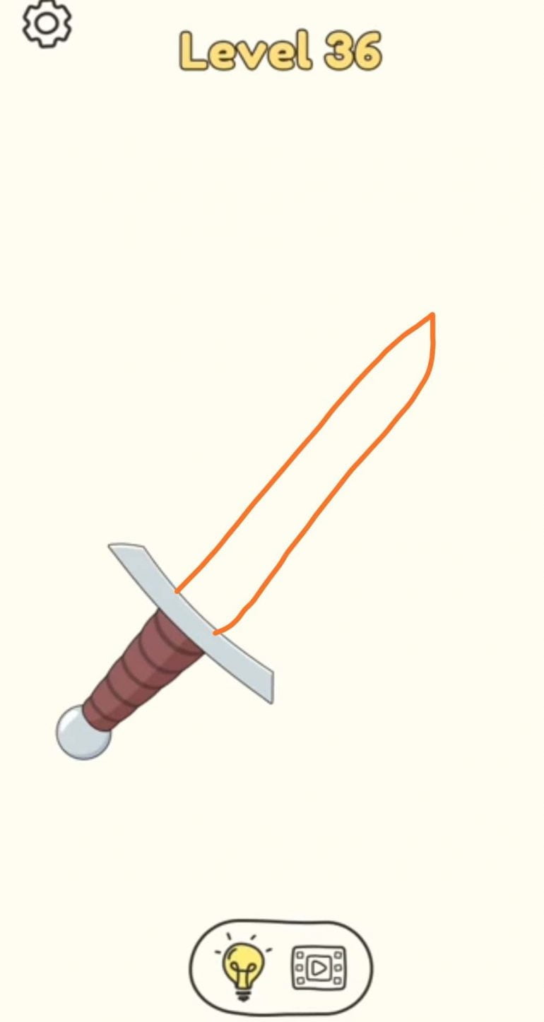 solution DOP niveau 31 à 40 Draw One Part - android & iphone